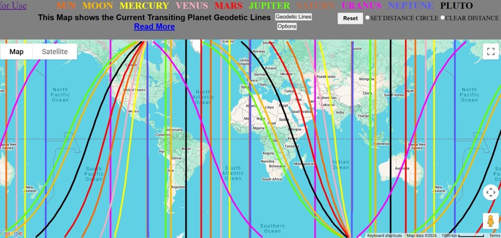The World is your Oyster: The Allure of Travel Using Astro-Cartography ...
